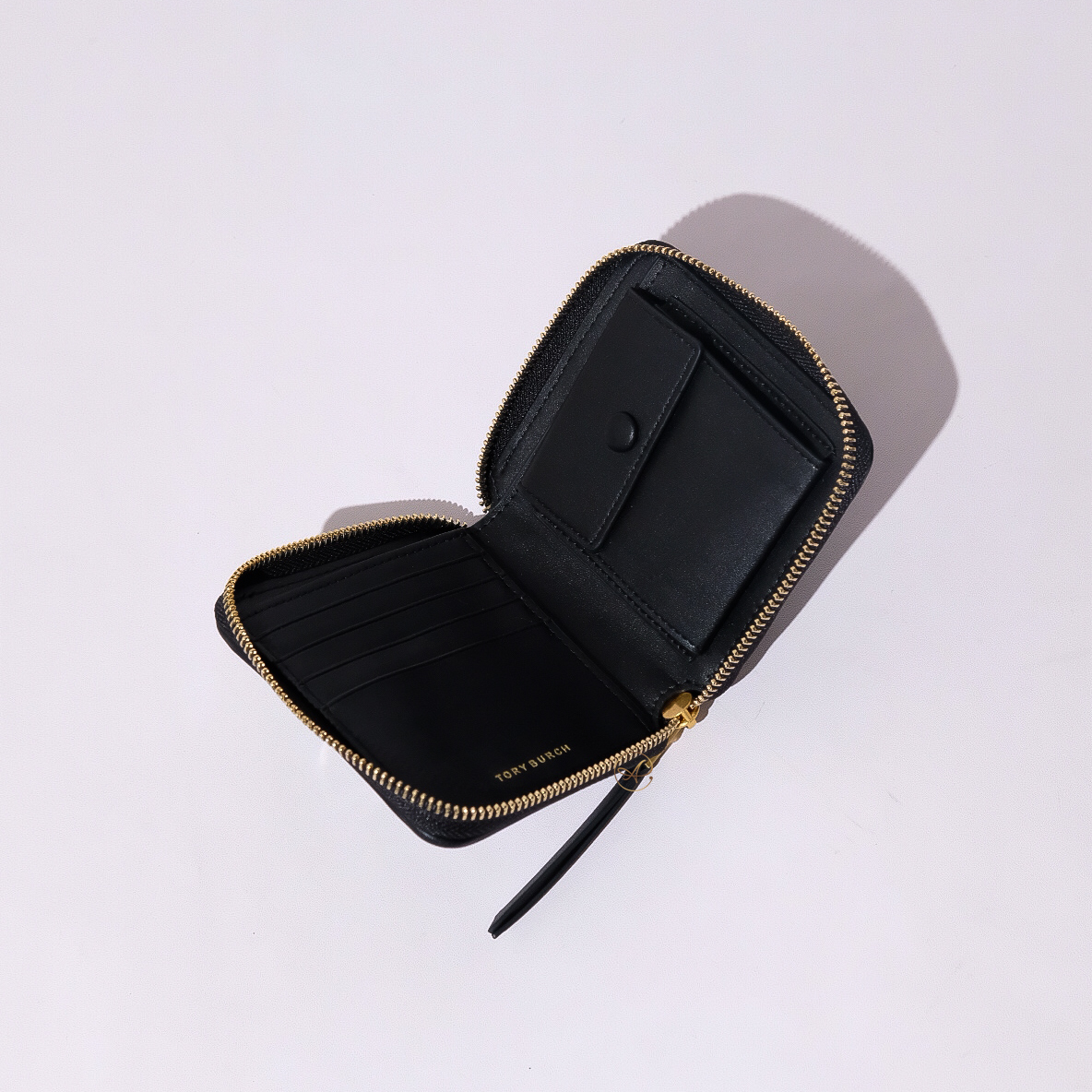 T Monogram Jacquard Bi-Fold Wallet Black - ASMARABAG.ID